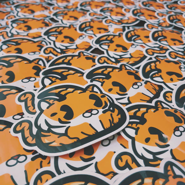 Tiger Poo Sticker – Crappy Kids