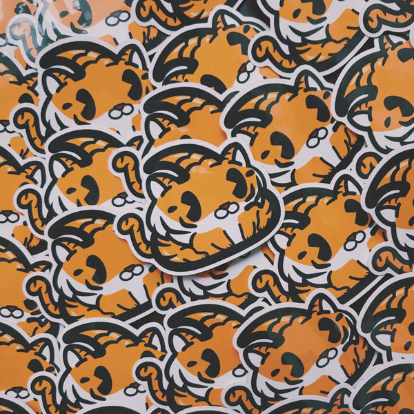Tiger Poo Sticker – Crappy Kids